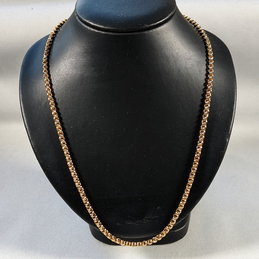 15ct Gold Vintage Belcher Style Chain 19.5" - Own4Less